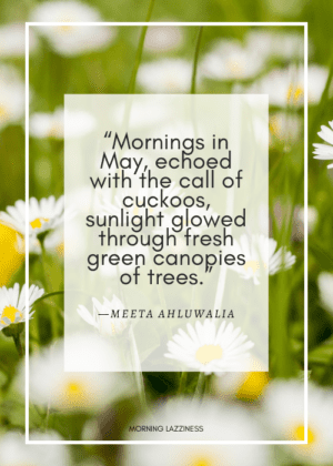50 All-time Favourite May Quotes - Morning Lazziness